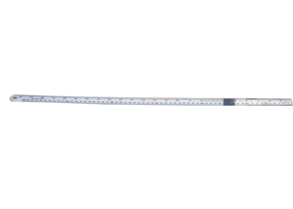 20" Straight steel ruler - Rukylawal Stores